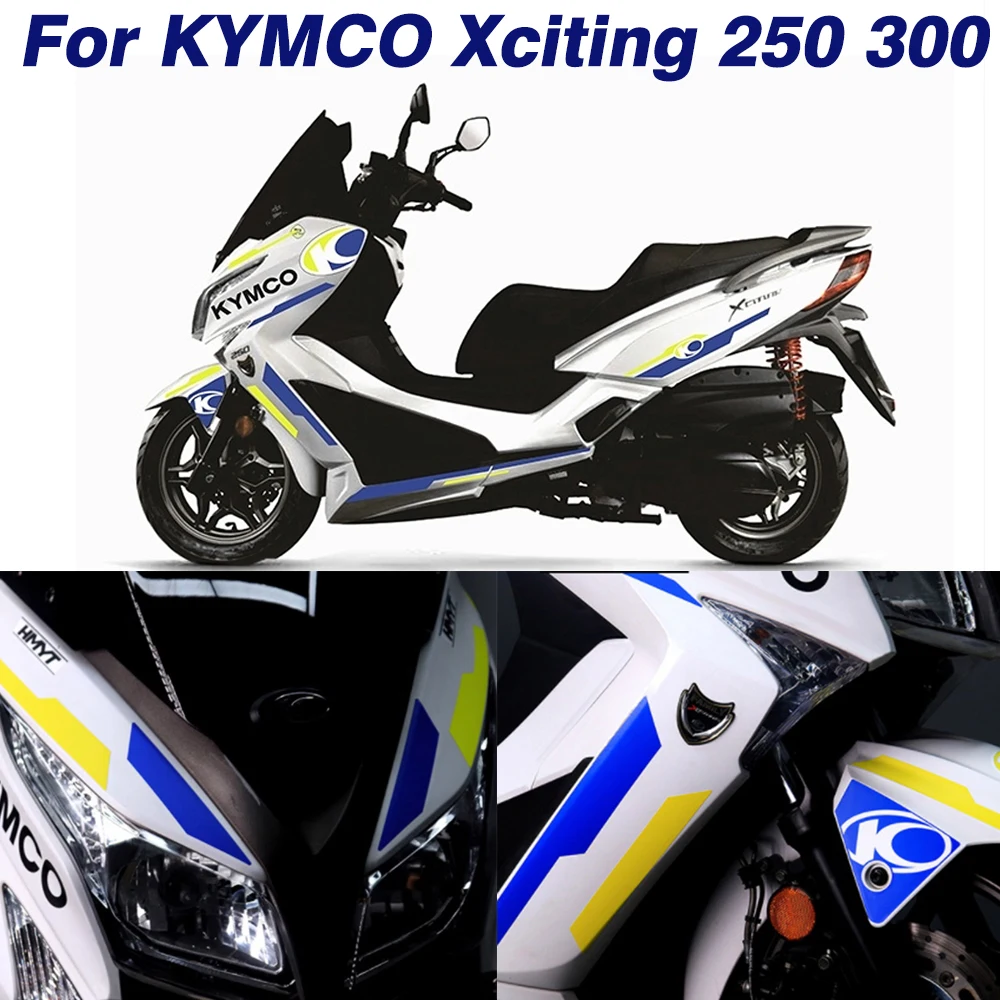 For KYMCO Xciting 250 300 Xciting250 Xciting300 Motorcycle Emblem ...