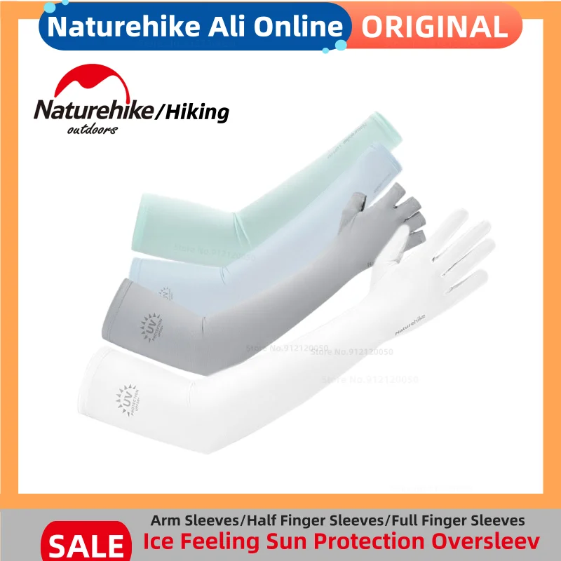 Naturehike Ice Sleeves Outdoor Anti-Sunburn Arm Sleeves UV Protection ...