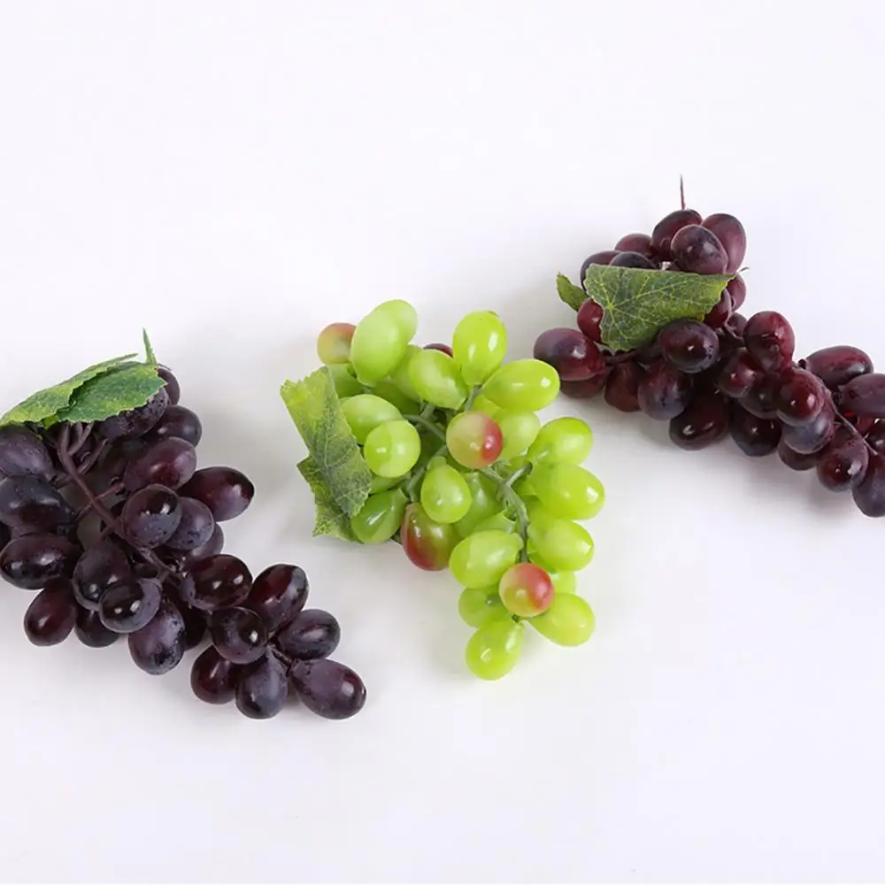 1-manojo-de-uva-Artificial-de-pl-stico-fruta-falsa-decoraci-n-de-jard-n ...