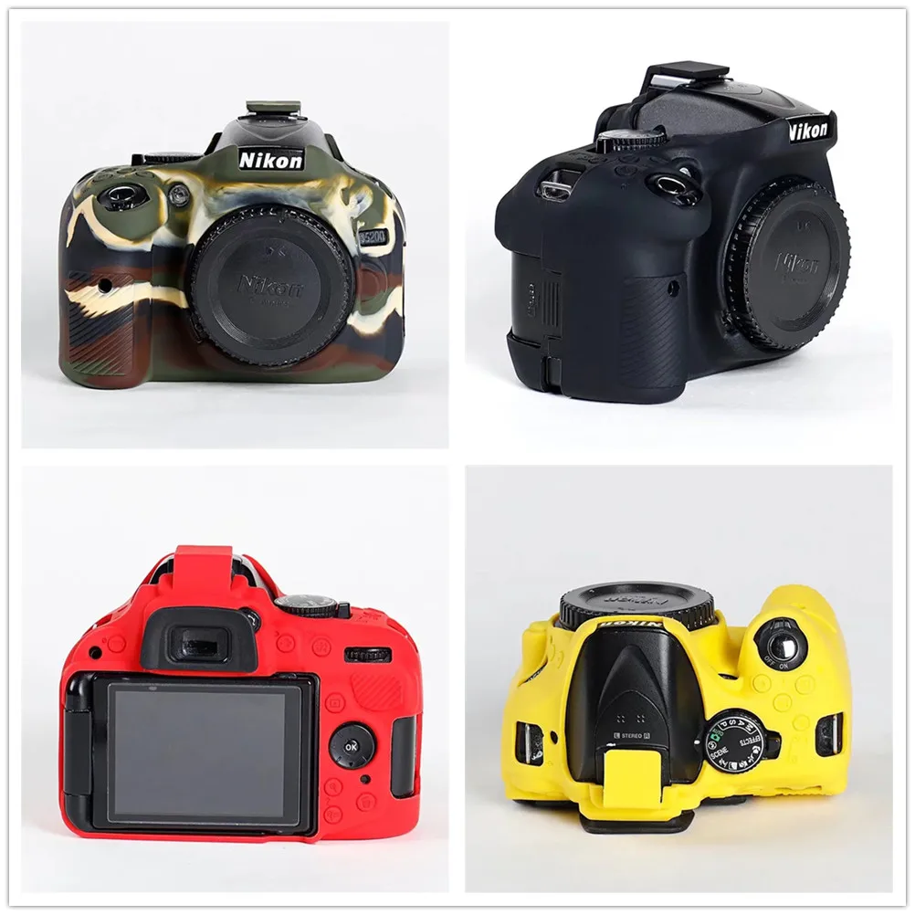 Soft Silicone Armor Camera Body Case For Nikon D750 D850 D7500 D7200 ...