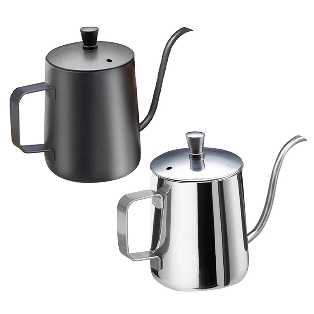 Coffee Tea Pot Non-stick Food Grade Stainless Steel Gooseneck Drip ...