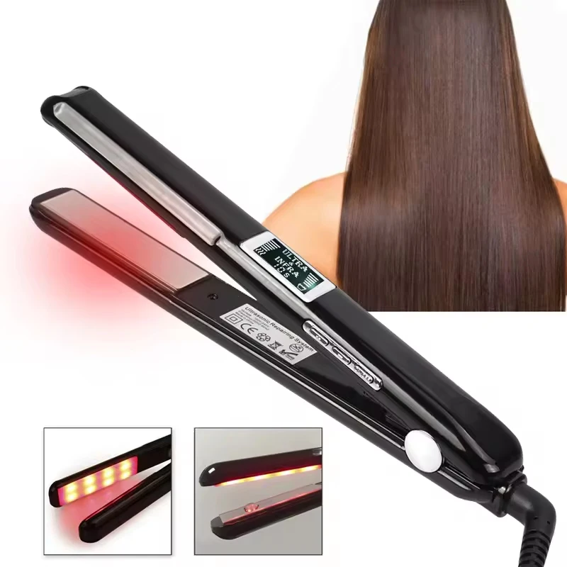 Hair-Care-Ultrasonic-Infrared-Hair-Straightener-Professional-Cold-Flat ...
