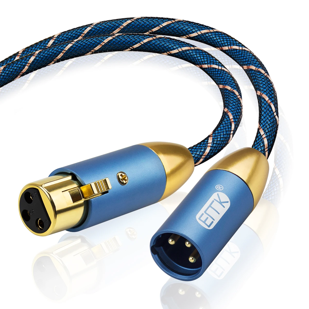 EMK XLR Cable Microphone Cable Audio Cannon Cable XLR Male to Female ...