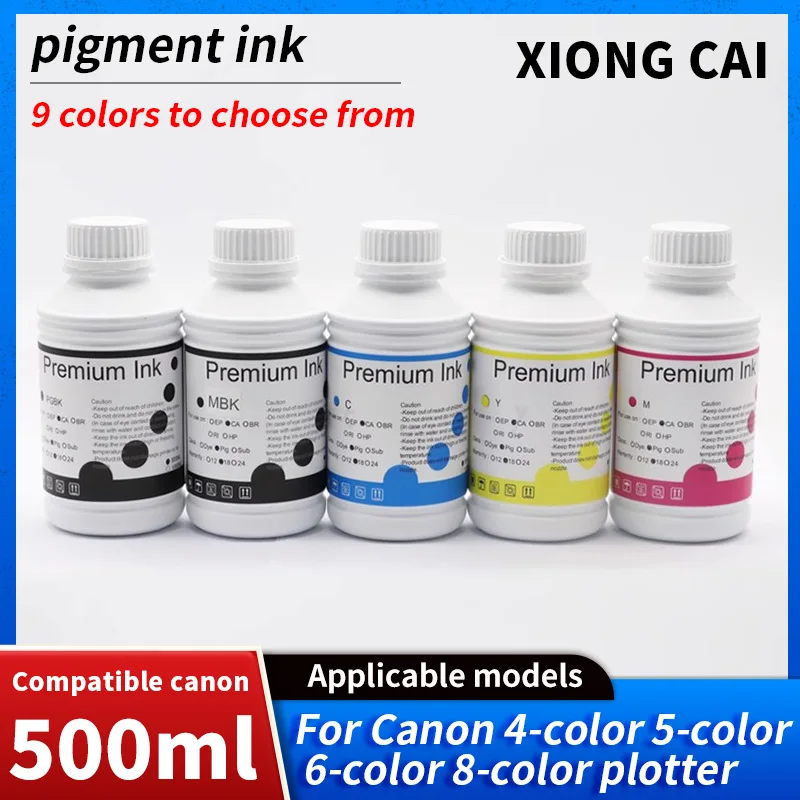 500ml-Pigment-Ink-Compatible-For-Canon-4-color-5-color-6-color-8-color ...