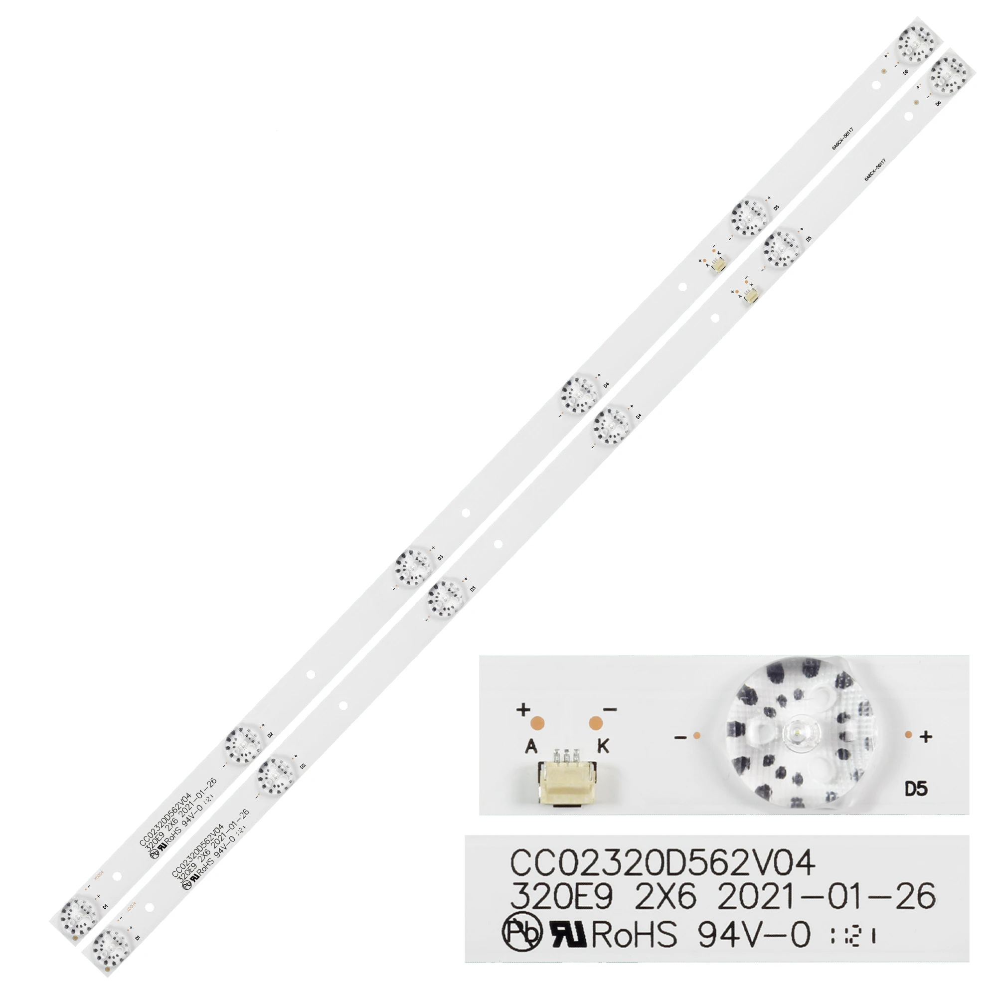 NVT-32H103W-TV-LED-CC02320D562V08-320L-320E9-2X6-6S1P-1210 ...