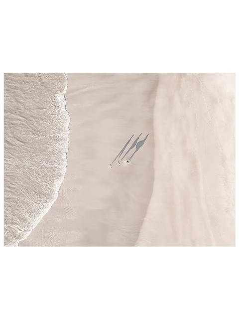 Nordic Simplicity and Beauty Landscape Sea Beach Lines Abstract Figures ...