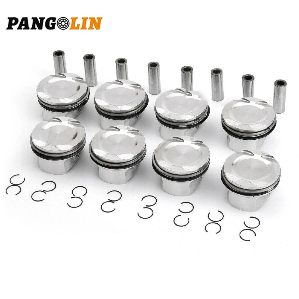 8x Pistons & Rings Set 11257647339 11257556955 11257649927 Car Engine ...