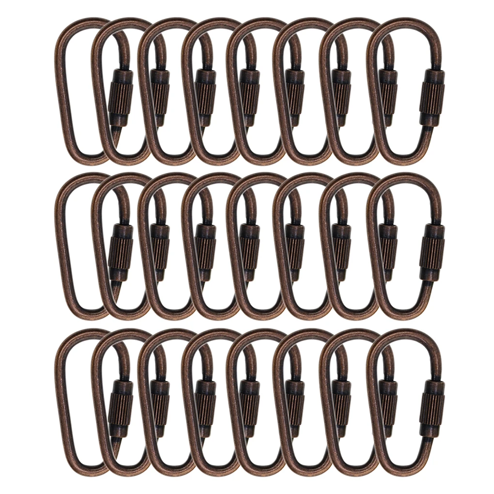 Pack-of-24-Metal-D-Ring-Locking-Carabiner-Keychain-Mini-Hooks-Backpack ...