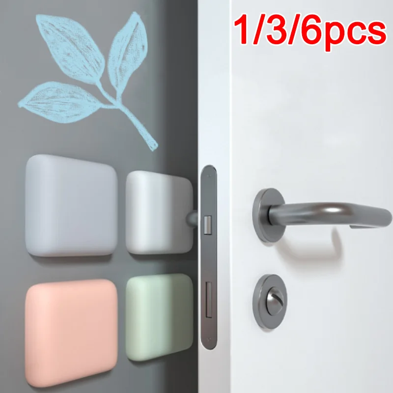 1-3-6pcs-Silicone-Self-Adhesive-Mute-Door-Stopper-Wall-Protector-Door ...