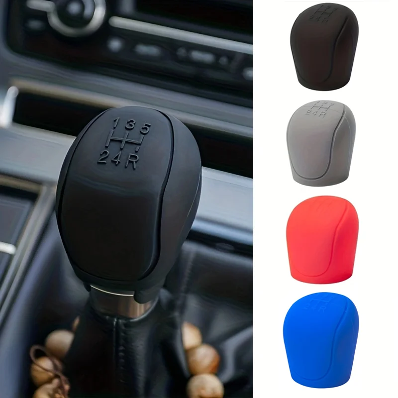 Car-Silicone-Gear-Shift-Knob-Cover-Gear-Shift-Non-Slip-Grip-Handle ...