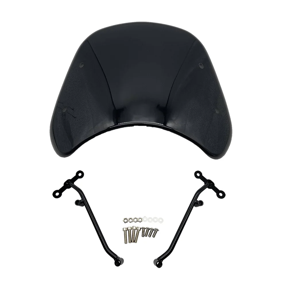 Motorcycle Windshield Retro Plastic Carbon Fiber Fairing Front ...