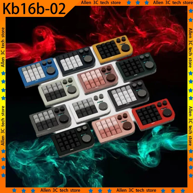 DOIO-Kb16b-02-Mechanical-Keyboard-Bluetooth-Dual-Mode-16-Keys-Rgb ...