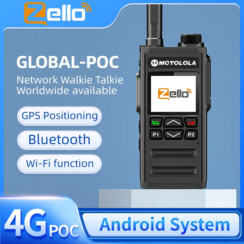 MOTOLOLA-Zello-POC-wireless-remote-control-walkie-talkie-SIMcard-4G-3G ...