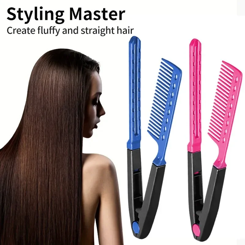 Flat-Comb-Straightening-Comb-Salon-Hair-Brush-Combs-Hairdressing ...