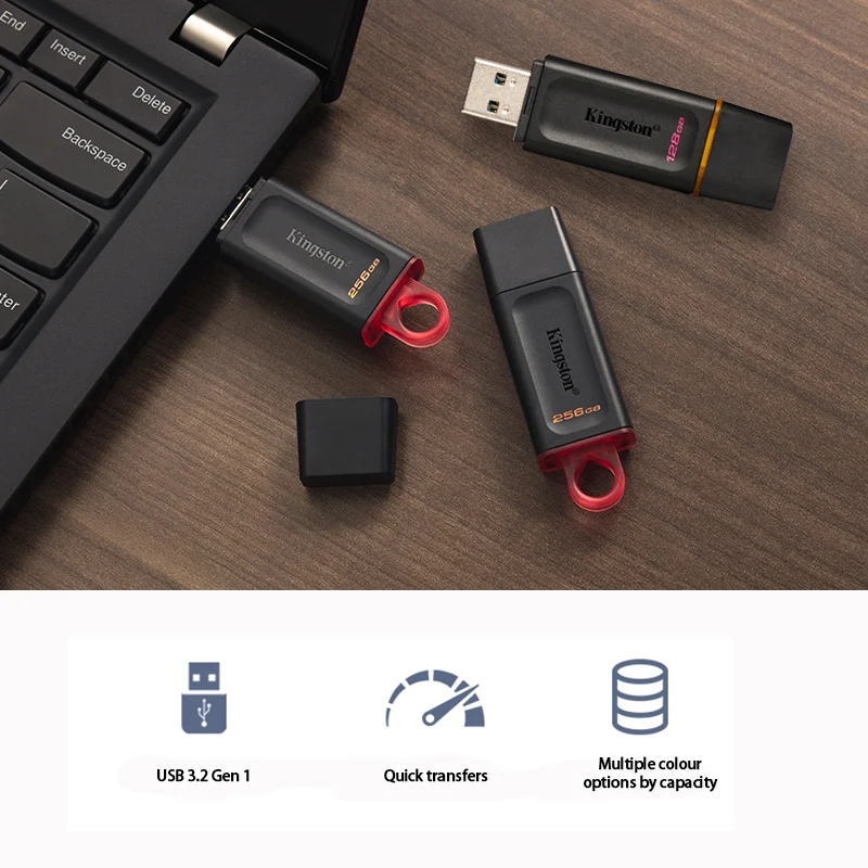 Kingston Flash Disk Drive USB 3.0 DataTraveler 64GB 128GB High Speed ...