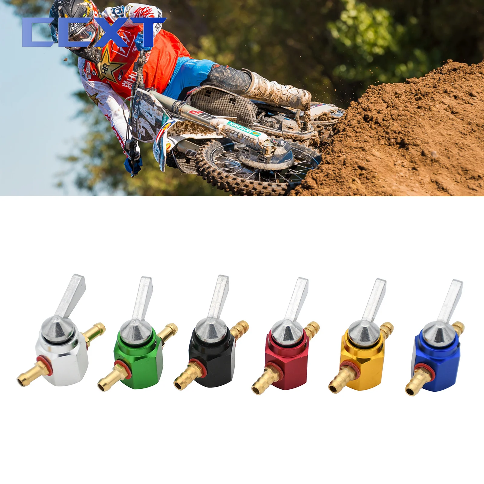 Universal-inline-6mm-Petrol-Fuel-Tap-Motorcycle-ON-OFF-Fuel-Switch-CNC ...