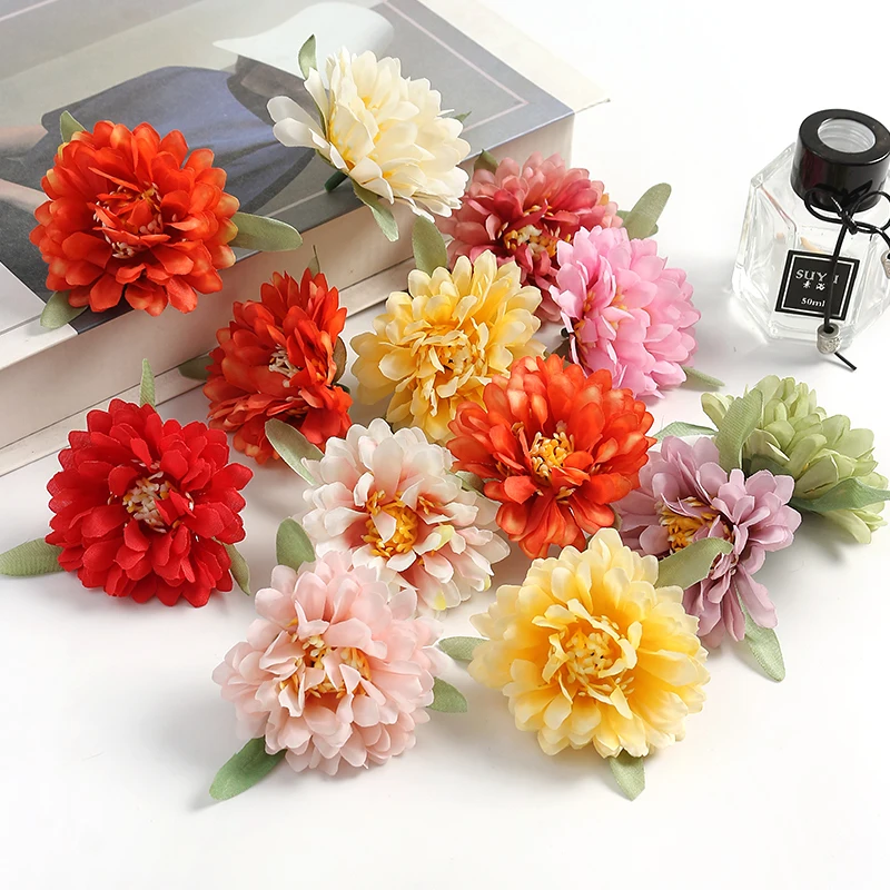 10-20Pcs-New-Artificial-Flowers-Heads-For-Home-Decor-Wedding-Marriage ...