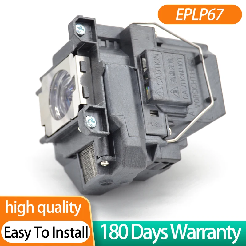 Paquete de lámpara de proyector ELPLP67, para EPSON KR85, EB W16SK, EB ...