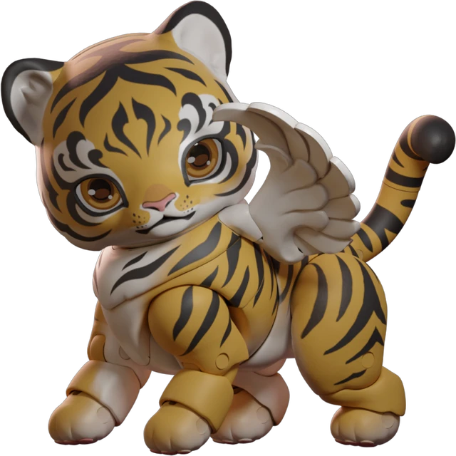 Anime Girl With Pet Tiger
