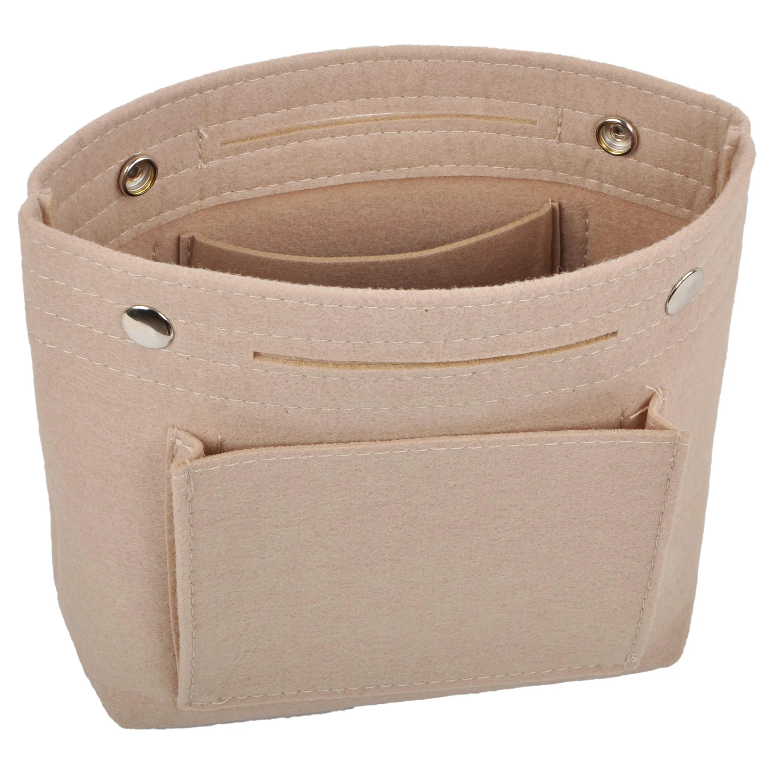 Mini Slim Small Felt Purse Organizer Insert Inside Handbag Tote ...