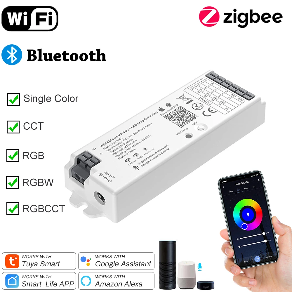 LED-Controller-Zigbee-Wifi-Tuya-Smart-LED-Dimmer-RGB-RGBW-CCT-Dimmer ...