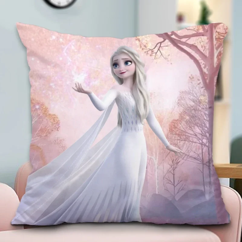 Disney-Elsa-Anna-Frozen-Princess-PillowcaseCartoon-Cushion-Airplane ...