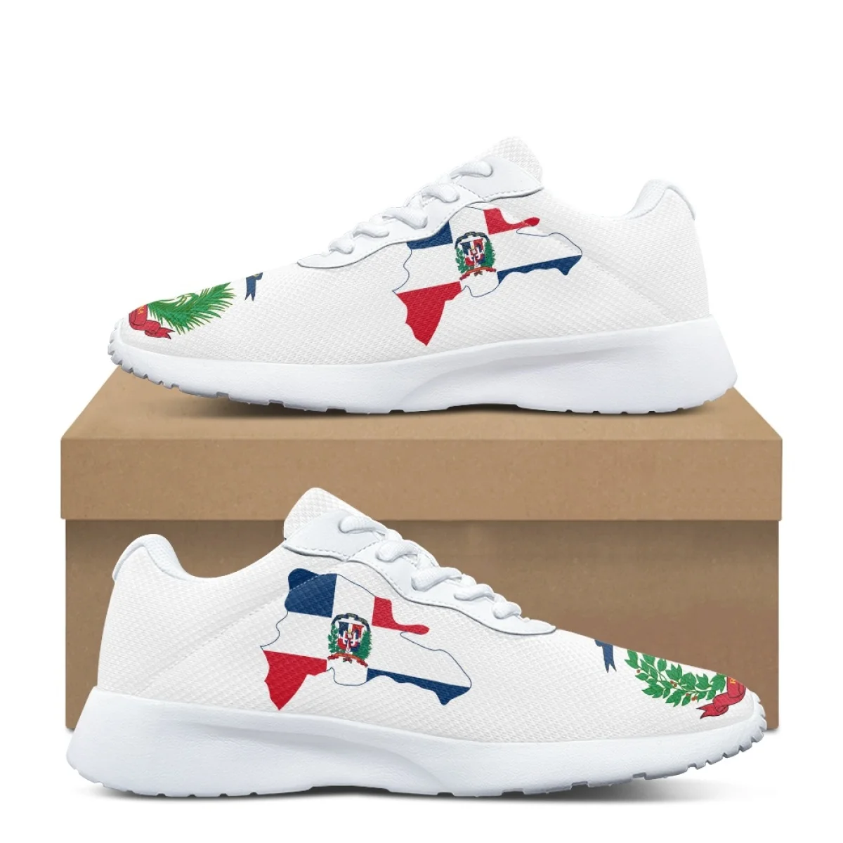 New-Dominican-Republic-Flag-Print-Breathable-Soft-Women-Casual-Shoes ...