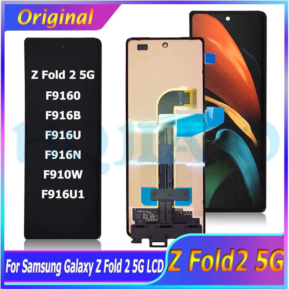 Super amoled para samsung galaxy z fold2 z fold 2 5g f9160 f916b ...