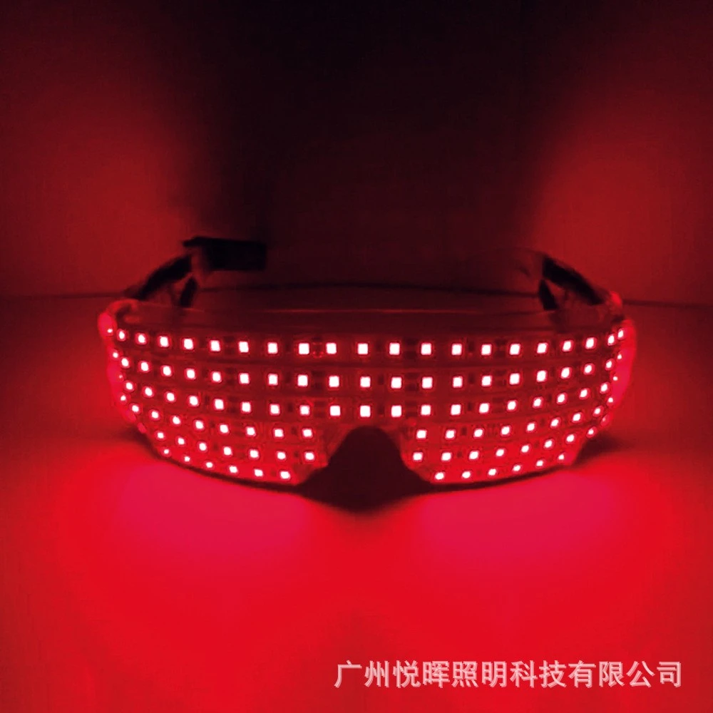 Fashion Colourful LED Goggles Glasses Cyberpunk Glowing Party Glasses ...