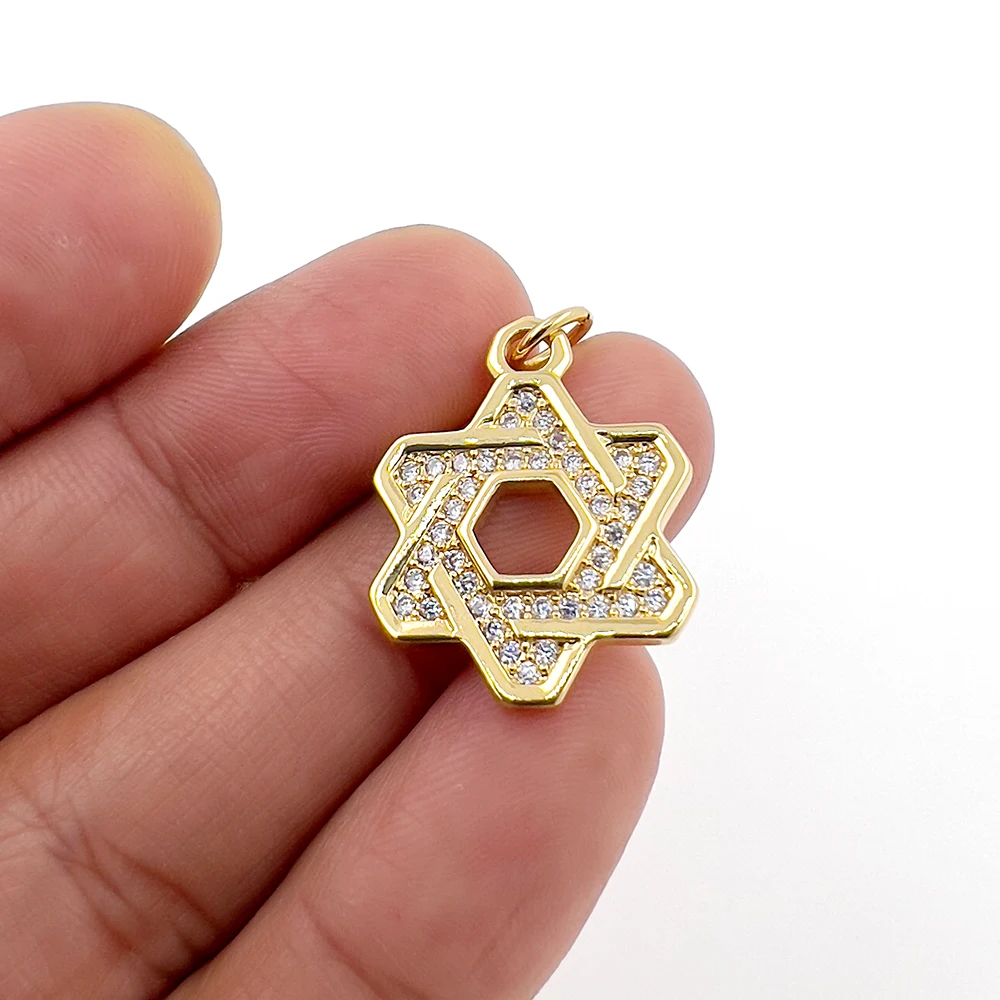 Religious-Salomon-Hexagram-Star-Of-David-Shield-Pendant-Israel-Jewish ...