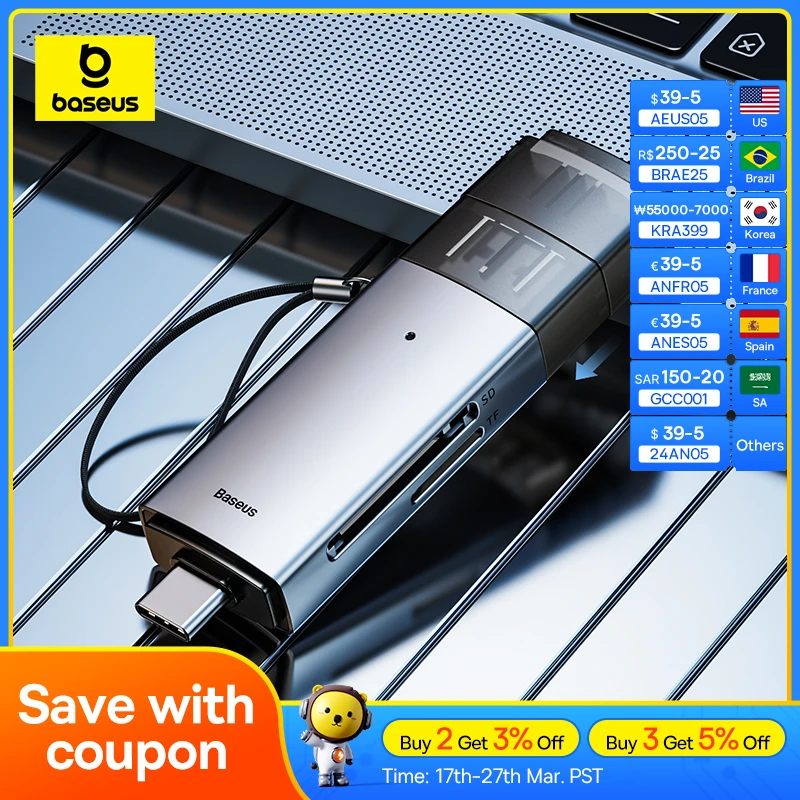 Mac Mini Sd Card Reader|baseus 104mb/s Multi-in-1 Usb C & Usb3.0 Memory ...