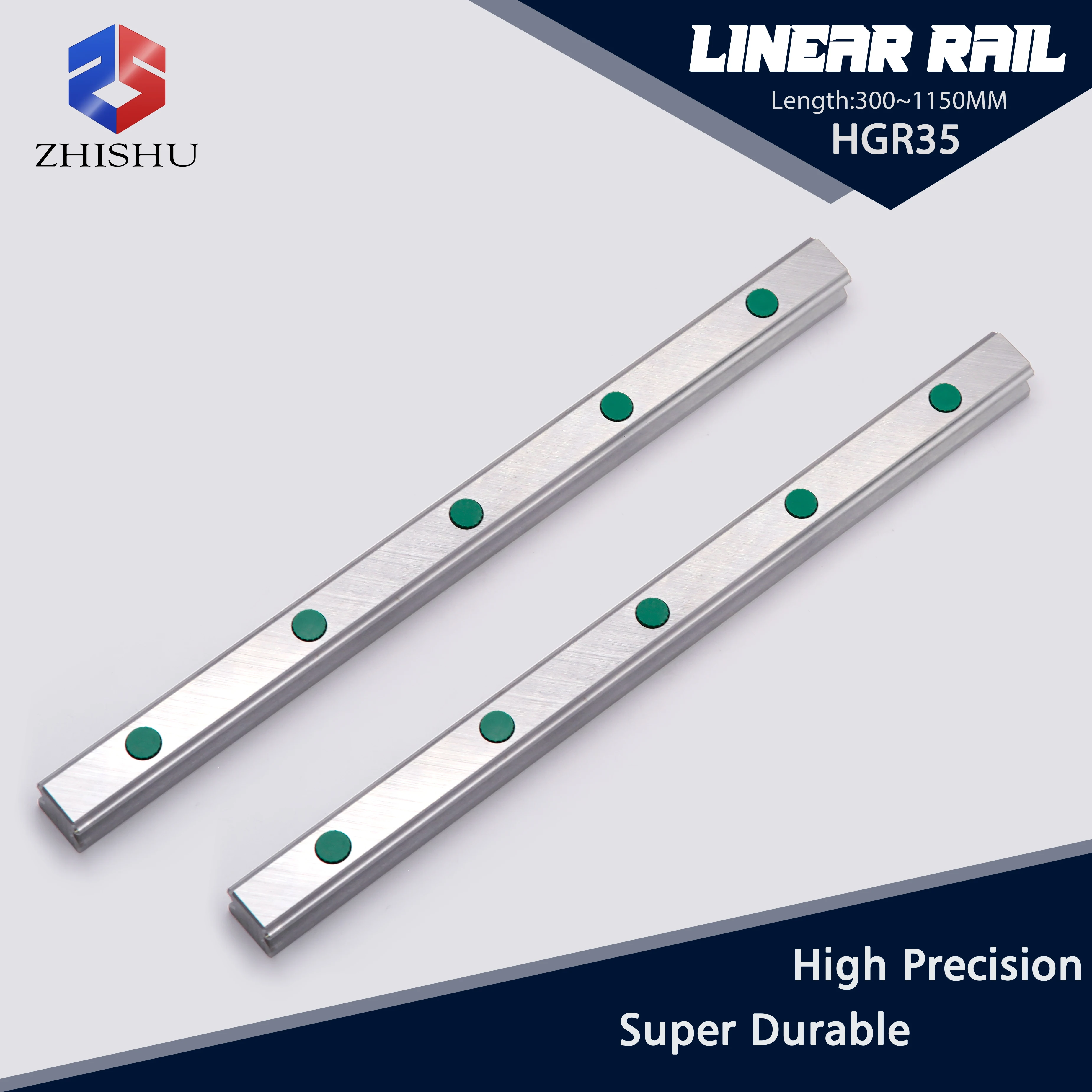 High Precision HGR35 Linear Guides Rail L： 1200 1450 mm Swap For Hiwin ...