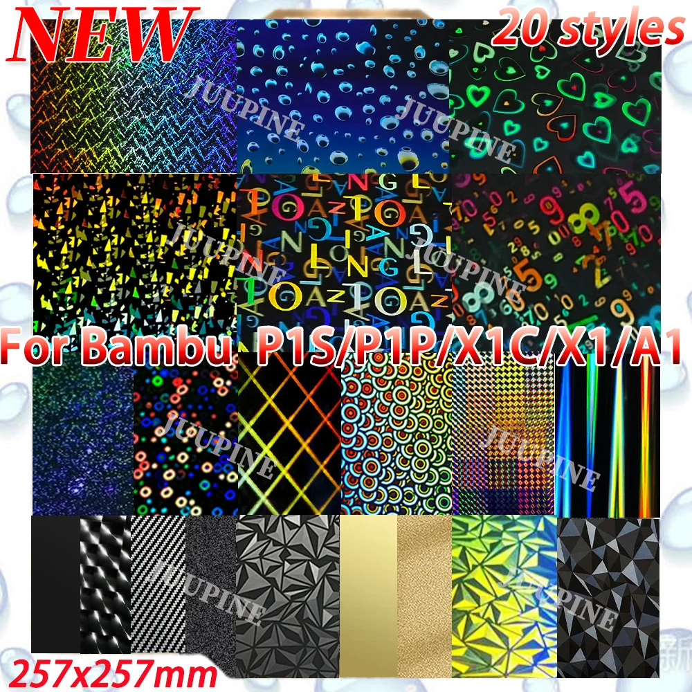 For-Bambu-Lab-PEI-Build-Plate-Pey-H3H-H5H-Build-Plate-P1S-X1C-Textured ...