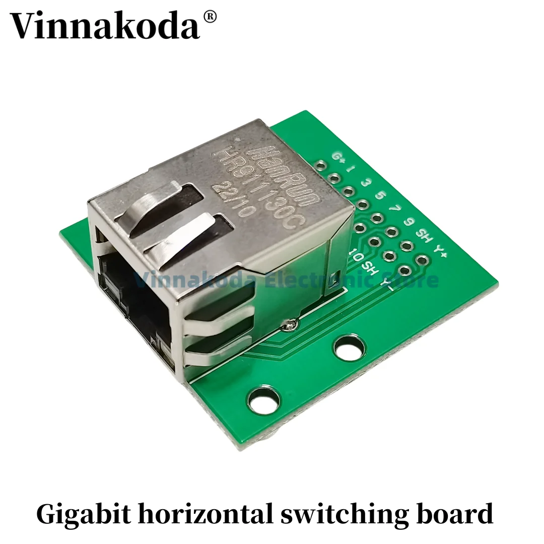 RJ45 Network port with transformer adapter board Gigabit network port ...