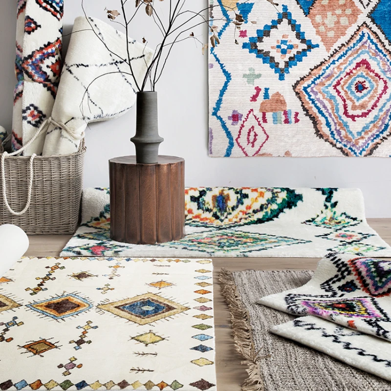 Carpets-For-Living-Room-Home-Decor-Fashion-Retro-Multicolor-Art-Cute ...