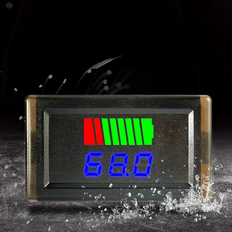 Car-Battery-Charge-Level-Indicator-12V-24V-36V-48V-60V-Lithium-Battery ...