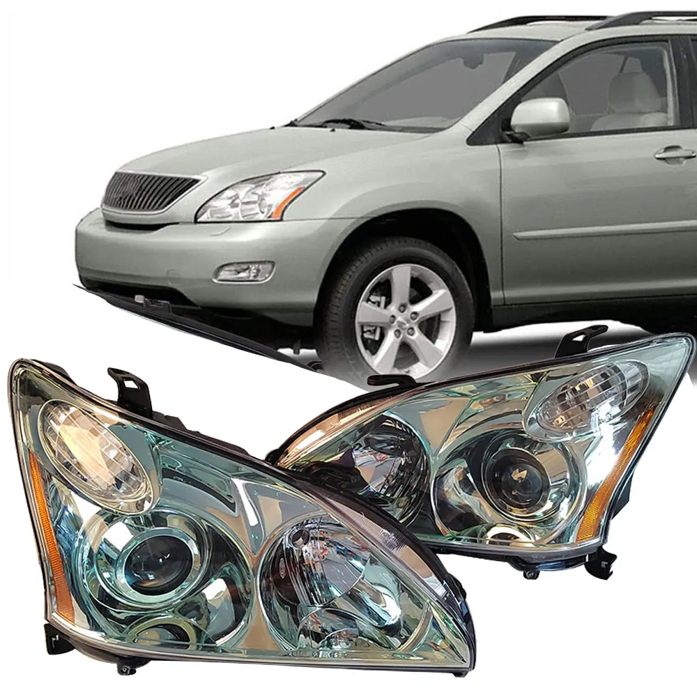 Car-Headlamp-For-Lexus-Rx330-RX350-RX400h-Headlight-Lens-2004-2005-2006 ...