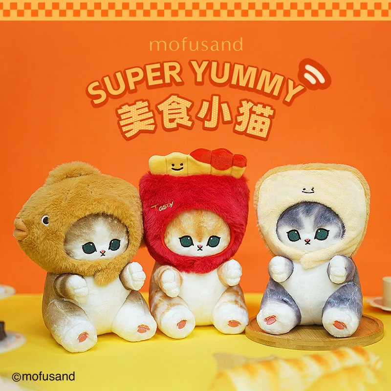 22cm-Original-Mofusand-Super-Yummy-Series-Cat-Cos-Food-Detachable-Head ...
