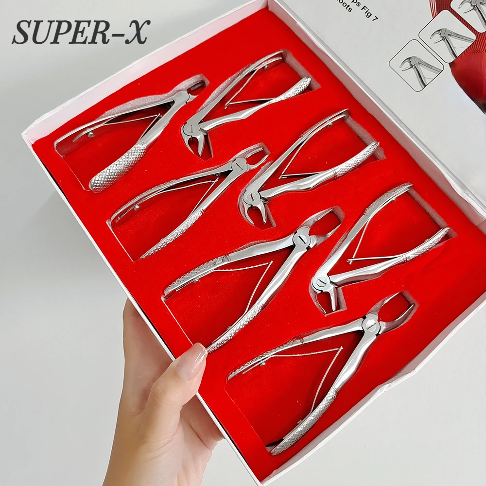 7Pcs-set-Dental-Children-Tooth-Extracting-Forceps-Dental-Orthodontic ...