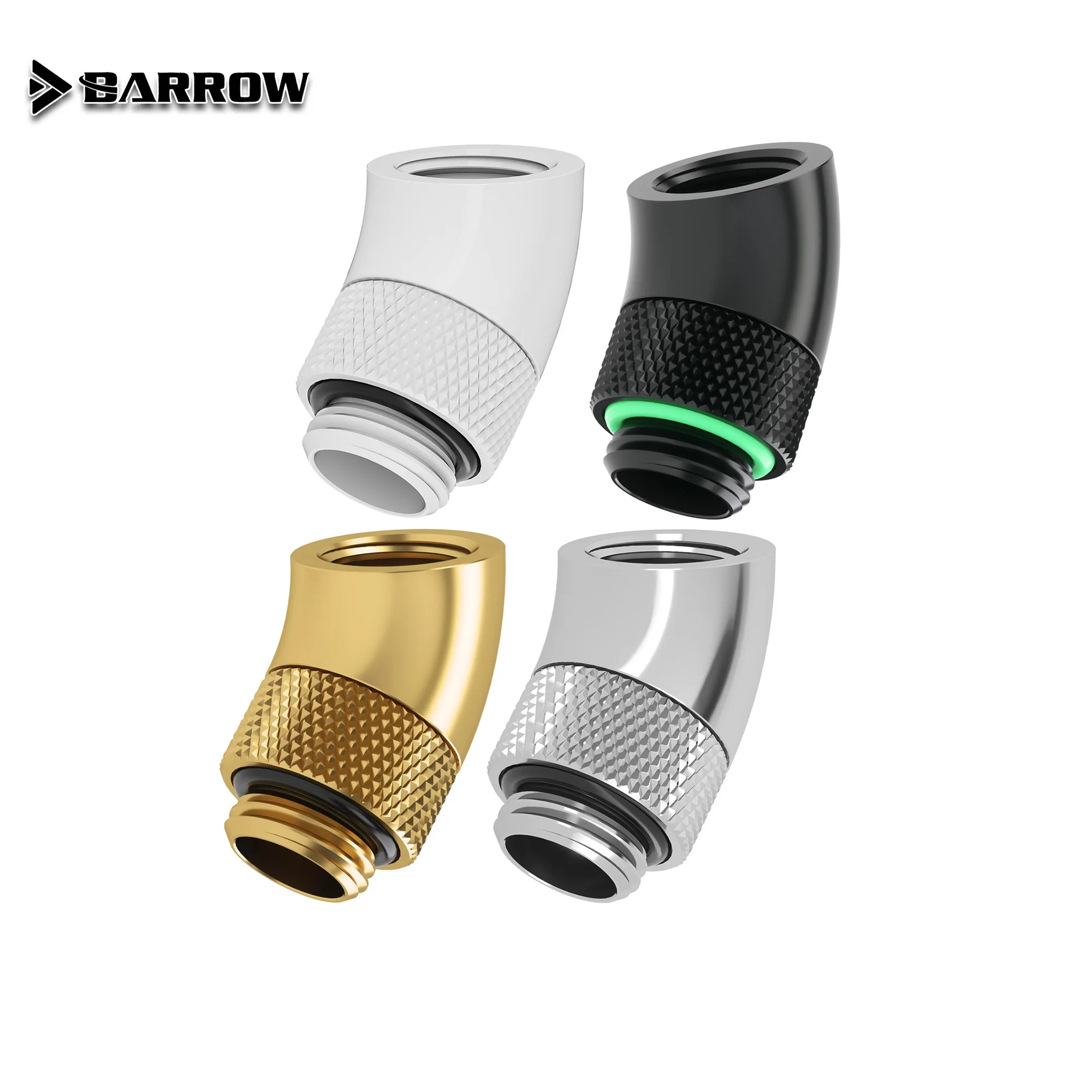 Barrow-G1-4-45-Degree-Rotation-Fitting-360-Swivel-Elbow-water-cooling ...