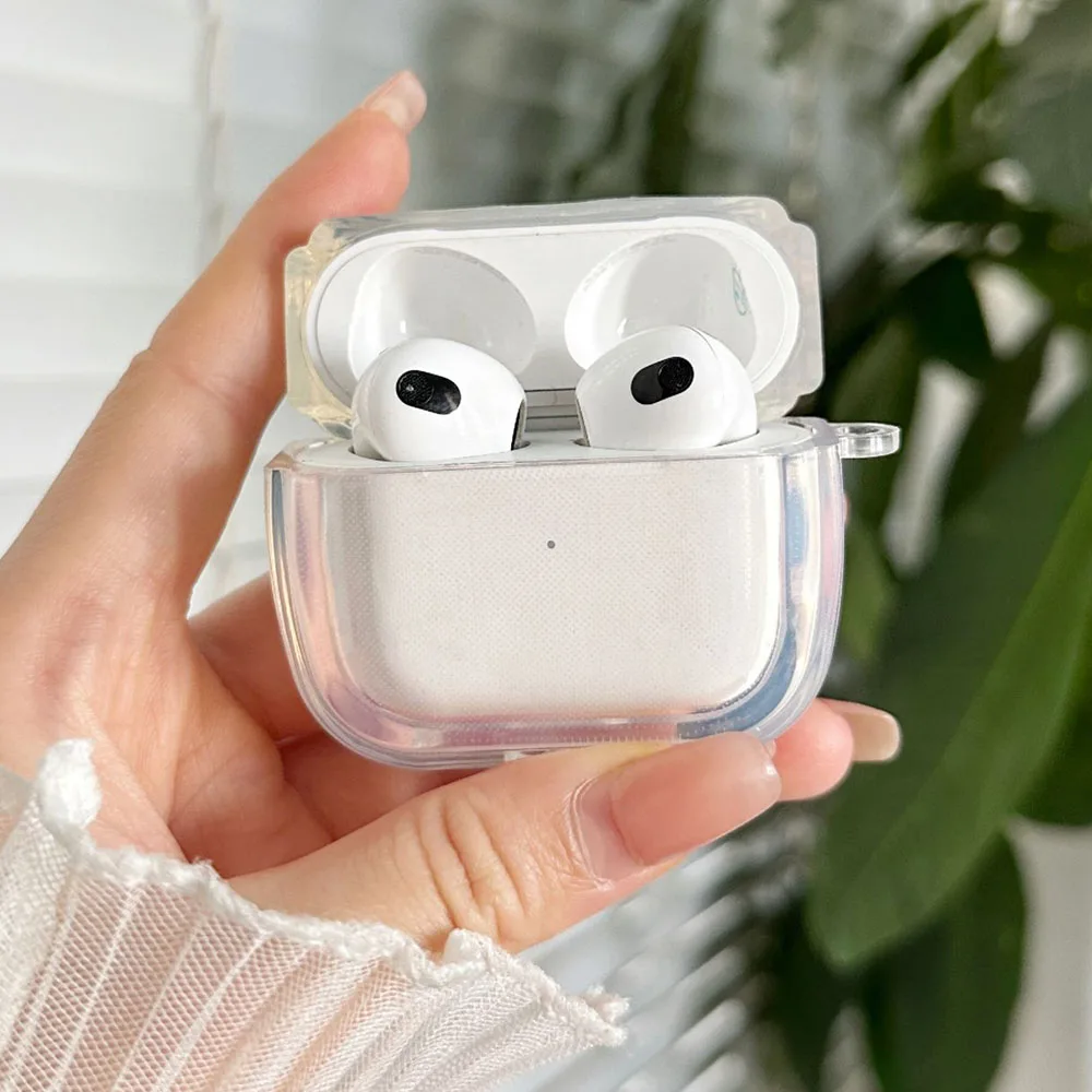 Transparent Shockproof Earphone Case For Apple AirPods 4 2024 Pro 2 3 ...