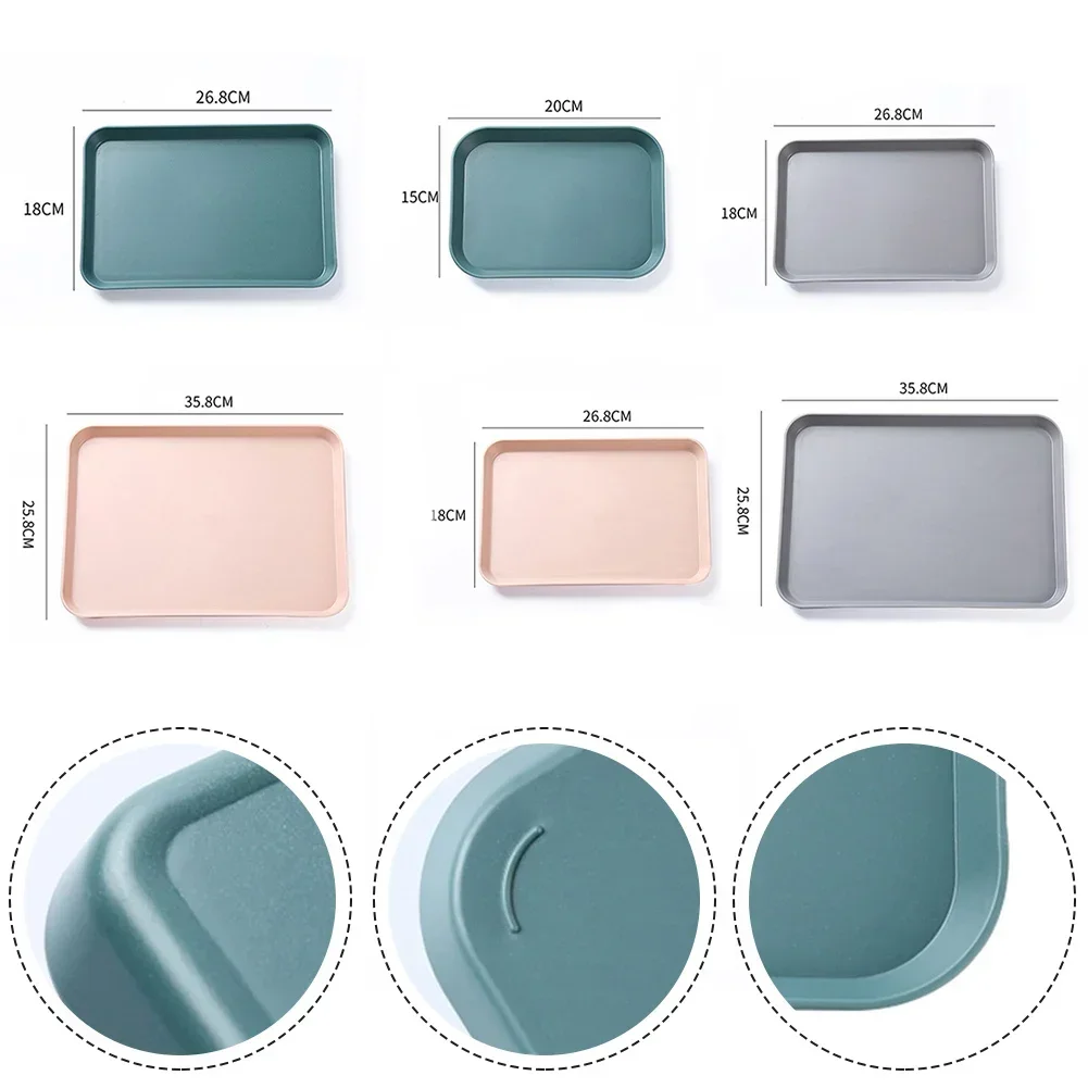 Silicone Plastic Flat Tray 105g/186g/320g Square Anti-slip Twistable ...