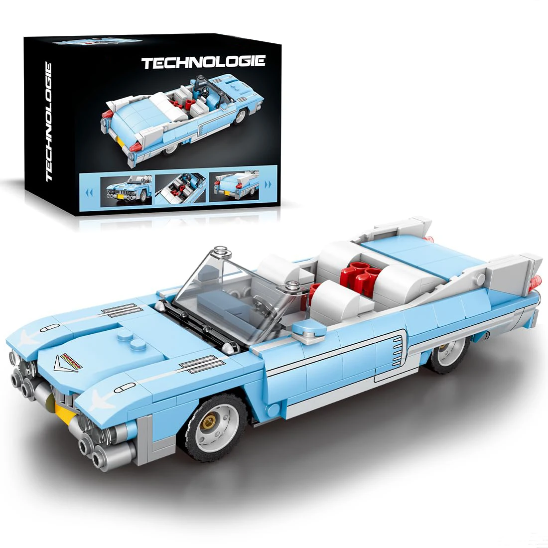 323PCS-MOC-Roadster-Car-Building-Block-Creative-City-Vehicle-Diy-Car ...