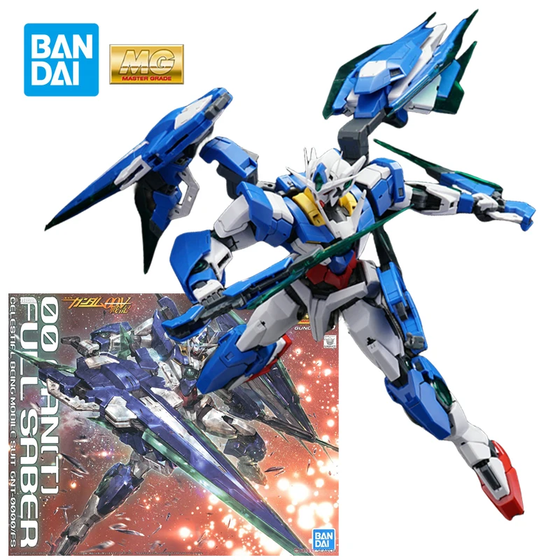 Bandai-MG-1-100-Gundam-00Q-Action-Figure-Celestifl-Being-Moble-Suit-Gnt ...