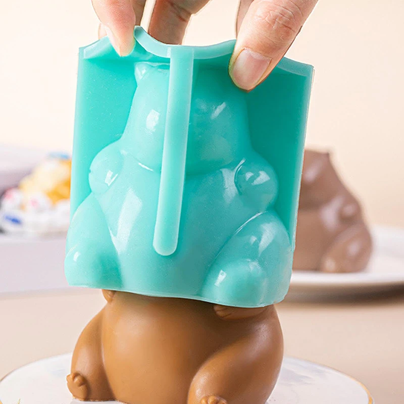 Capybara Silicone Mold Cute Cartoon Animal Milk Jelly Pudding Silicone ...