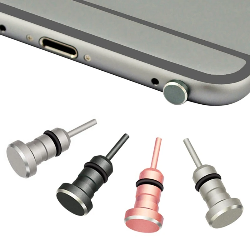 Y1UB Anti Dust Plugs Assorted Colors Charging Port Cover Headphone Jack ...