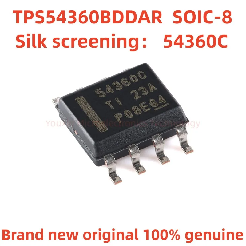 Original genuine TPS54360BDDAR TPS54360BDDA SOIC-8 screen printing: 54360C buck DC/DC converter chip
