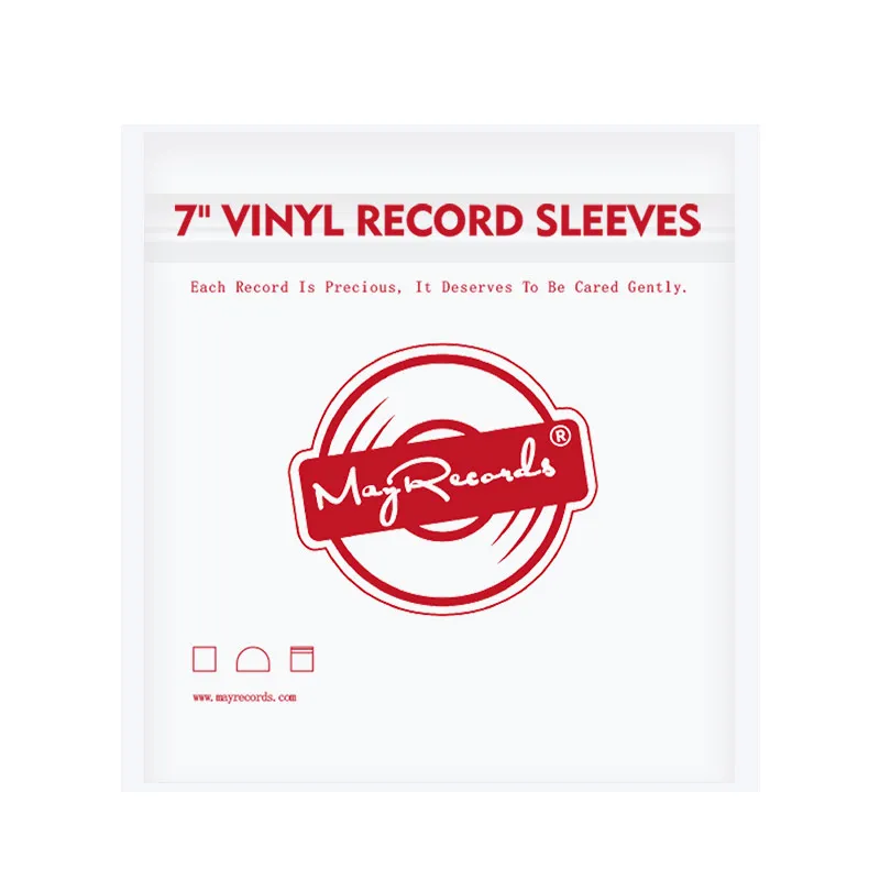 25PCS-Resealable-7inch-4-Mil-Plastic-Bags-Vinyl-Record-Outer-Sleeves-EP ...