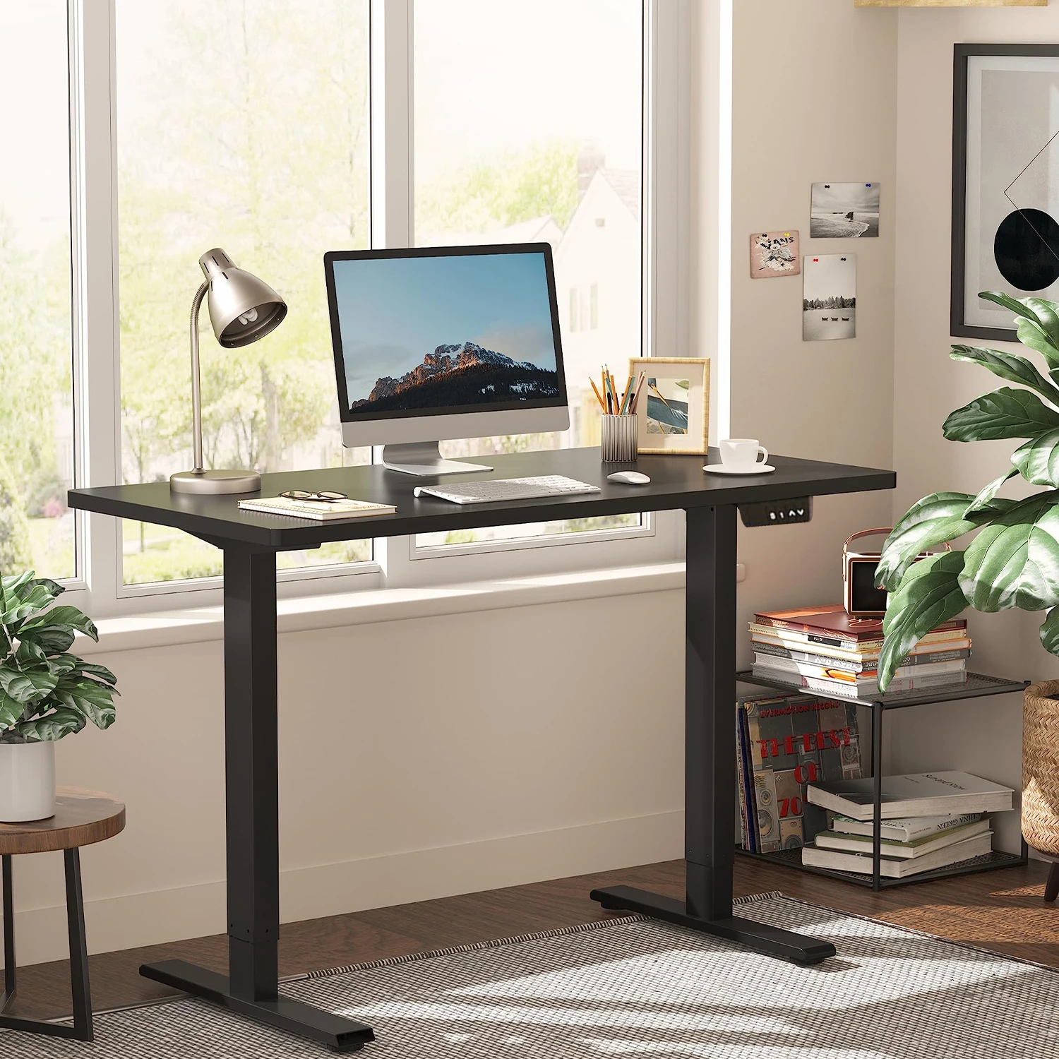 Electric-height-adjustable-desk-motion-desk-smart-computer-desk-study ...