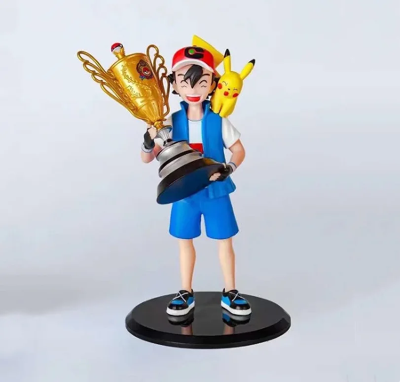 Figura de acción de anime de 19 cm de Pokémon Pocket Monsters Ash ...